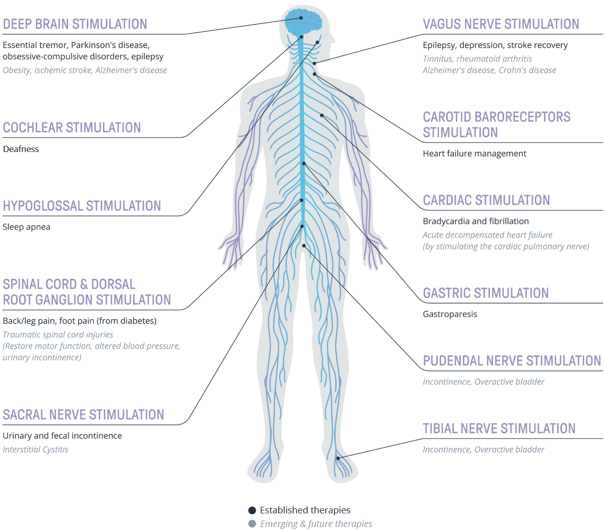 New frontiers in implantable neuromodulation therapies - CDP